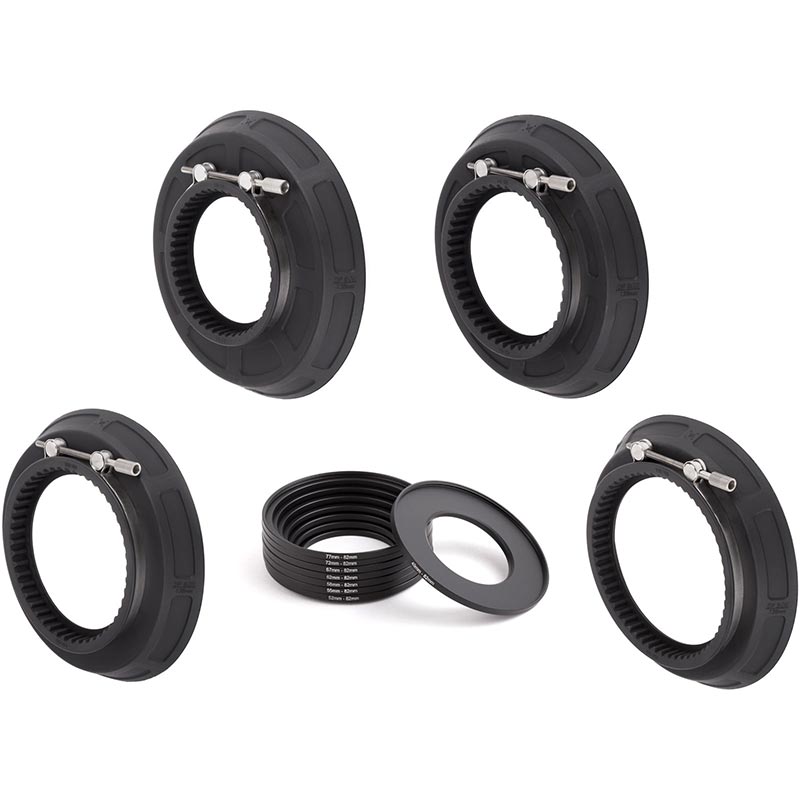 WOODEN CAMERA - ZIP BOX 138MM ROUND KIT with adapter rings | Cinegear