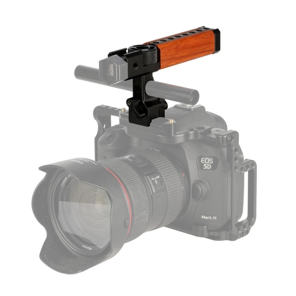 Niceyrig Camera Wooden Handle Top Grip | Cinegear | Camera | Lens